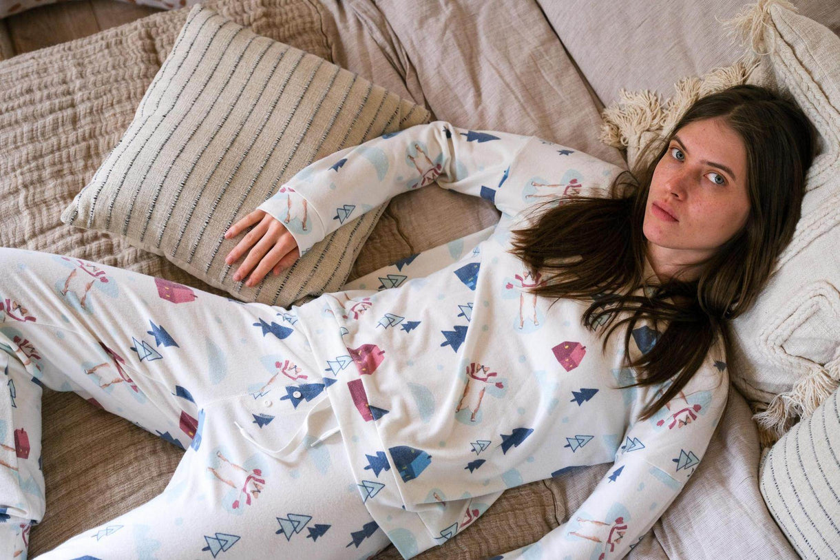 Corgi snow angel long PJ – Zema Lingerie