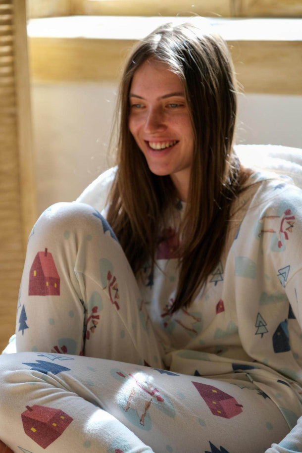 Corgi snow angel long PJ – Zema Lingerie